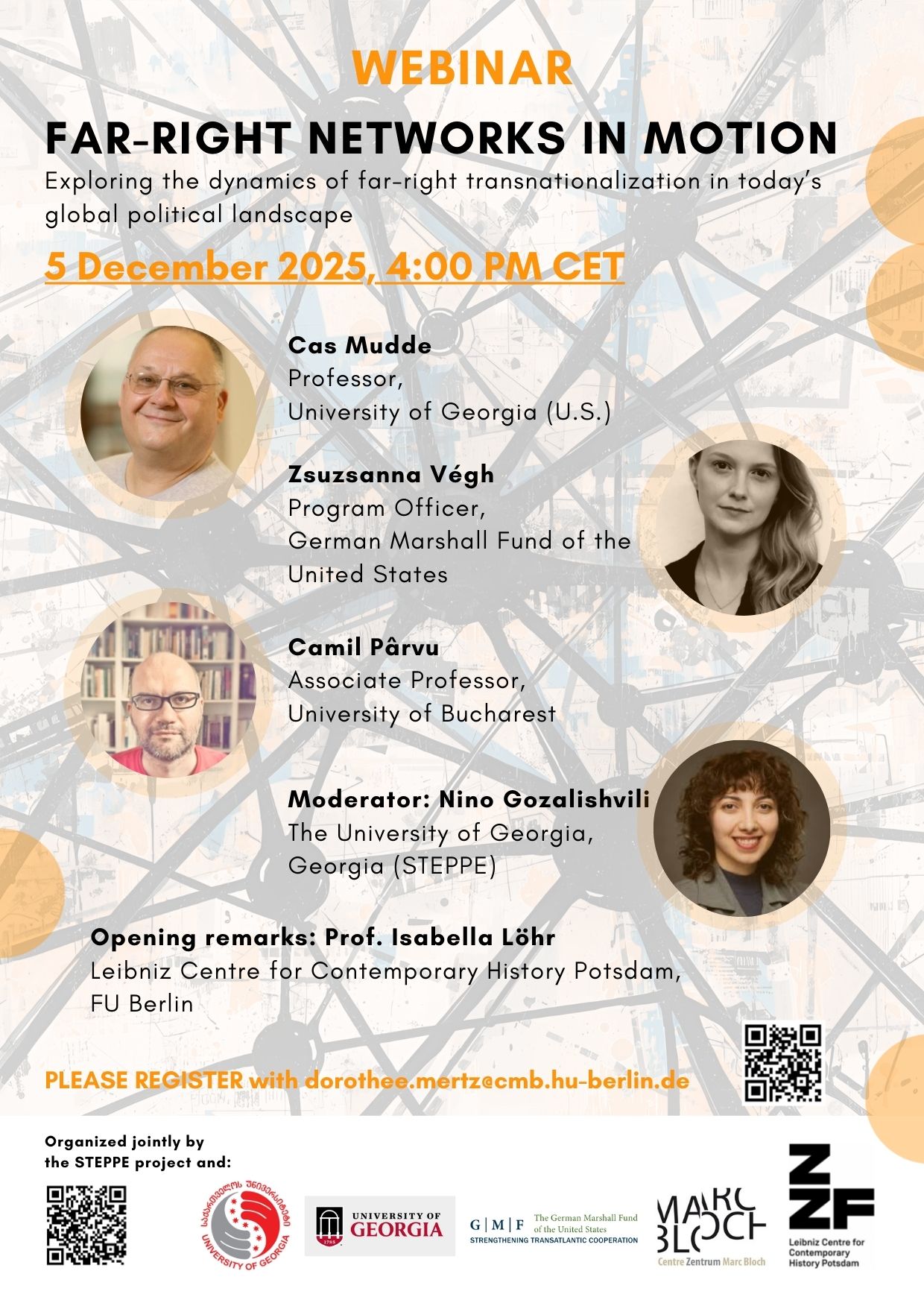 Webinar „Far-Right Networks in Motion“ – Centre Marc Bloch